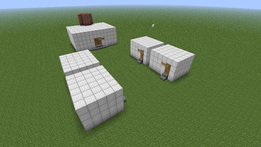 Concert Stage and Burger Vans with Upcoming Campsite Minecraft Map