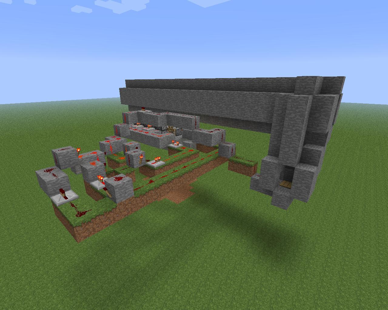 Redstone trap - Deadly corridor Minecraft Map