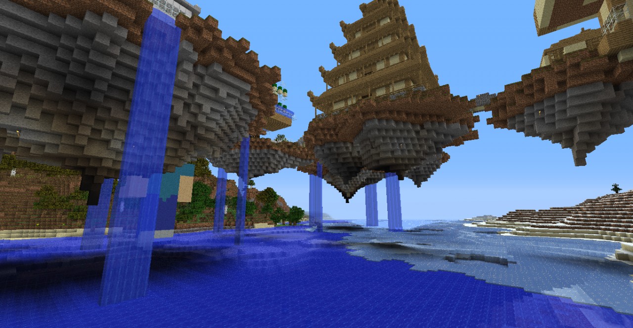 Minecraft Floating Village Minecraft Map