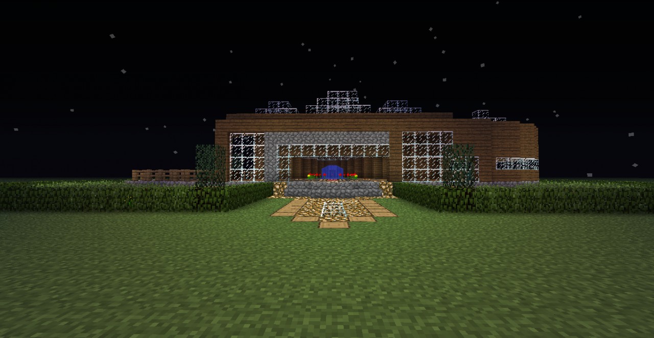 cozy modern house Minecraft Map