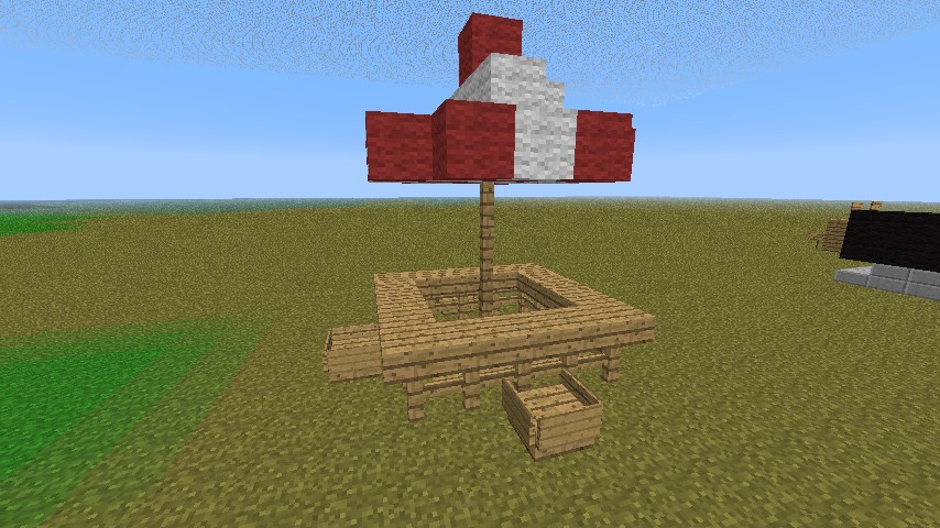 A kiosk made by my brother Minecraft Project