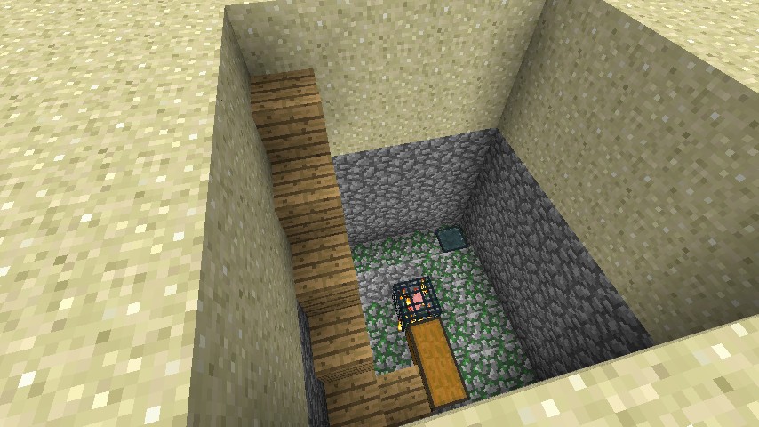 My newest house with 2 spawners outside. Minecraft Map