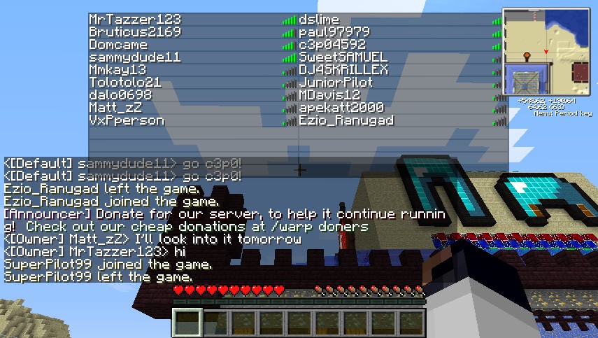 Server tekkit Minecraft Map