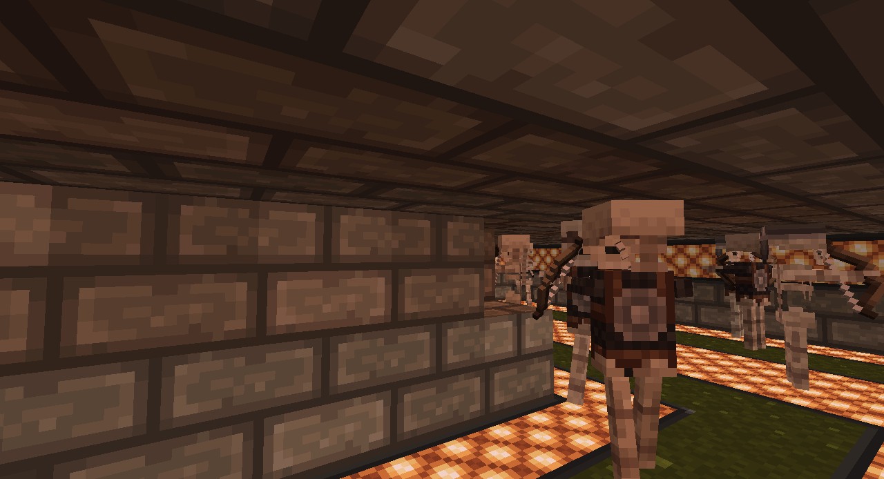 skeleton survival Minecraft Map