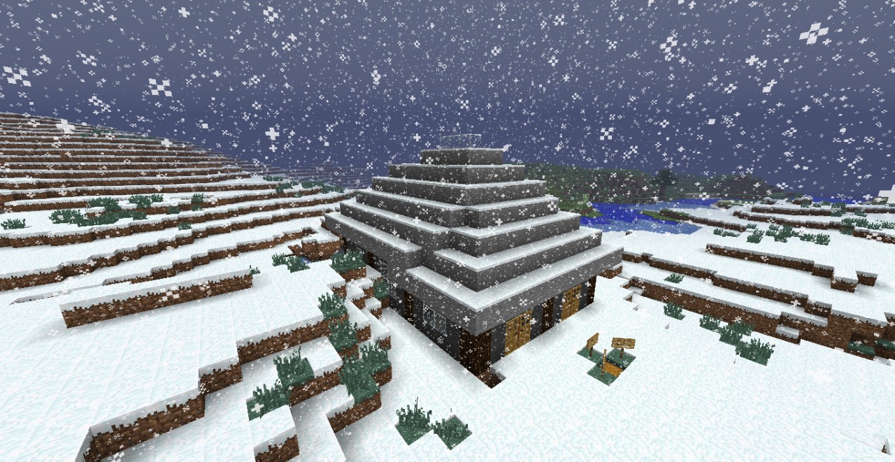 my stay warm cottage Minecraft Map