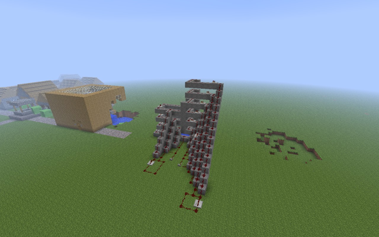 Multi-levels TNT Cannon Minecraft Map