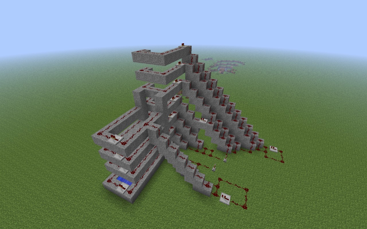 Multi-levels TNT Cannon Minecraft Map