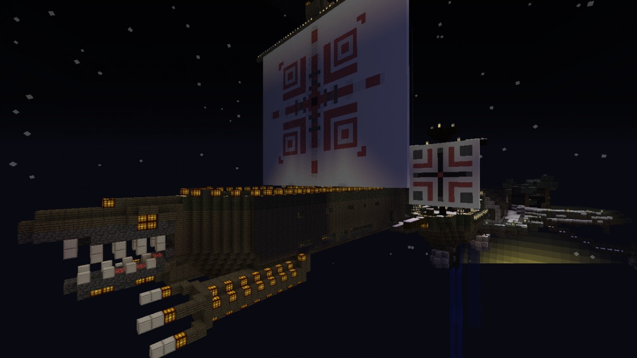 The sky Pirates ship Minecraft Map