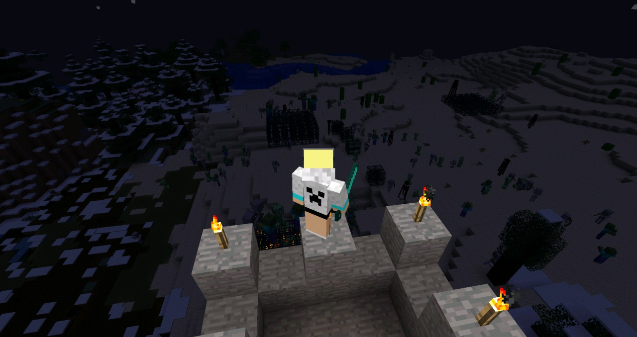 the mob killing Minecraft Map