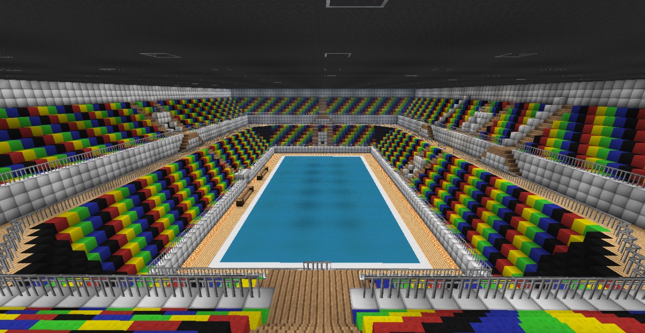 London 2012 Olympic Handball Arena - Copper Box Minecraft Map