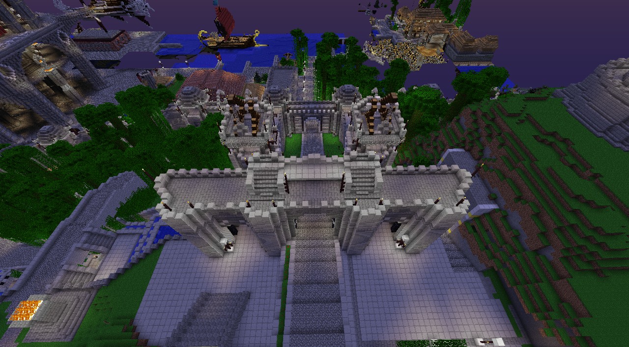 Buildings of Ortus: Main Gates Minecraft Map