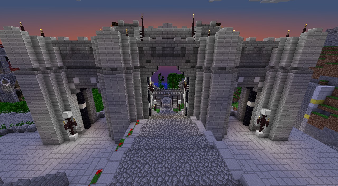Buildings of Ortus: Main Gates Minecraft Map