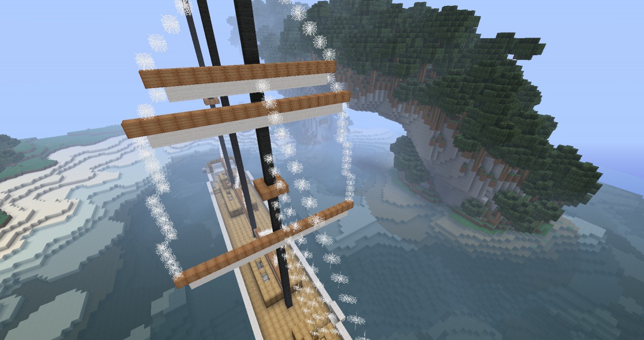 3 Masted Topsail Schooner "TOLE MOUR" Minecraft Map
