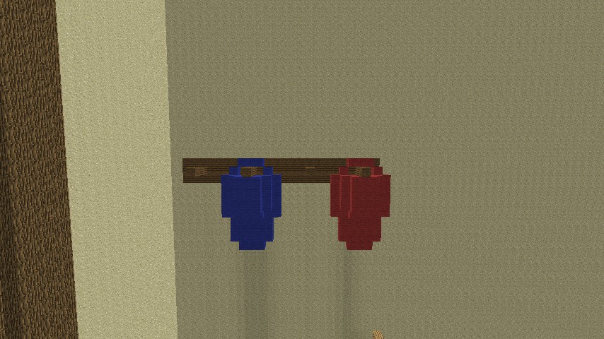 My room 1:1 scale Minecraft Map