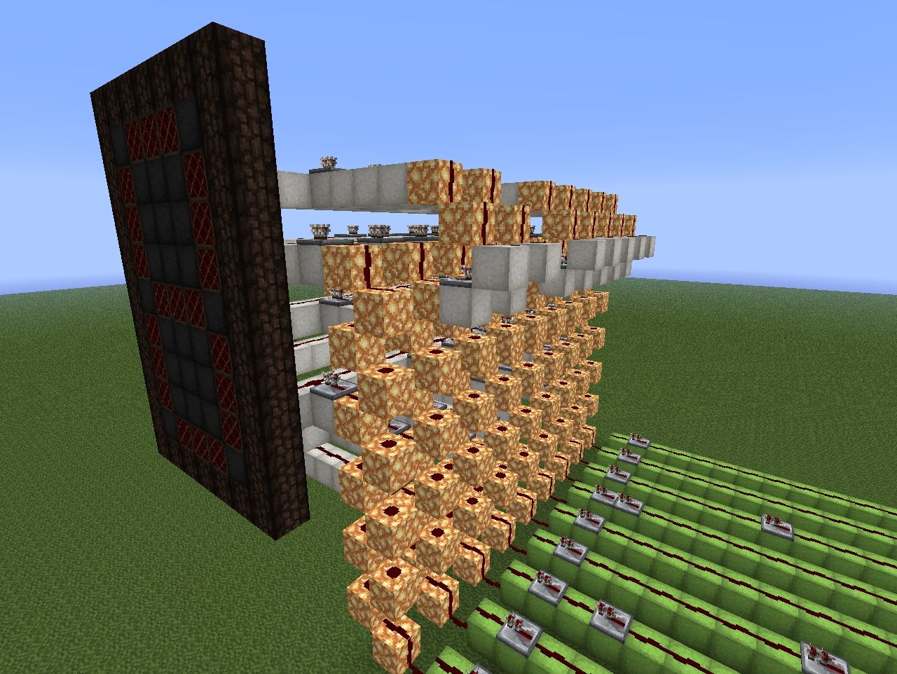 Counter from 1 to 9 (forgot the 0) Minecraft Map