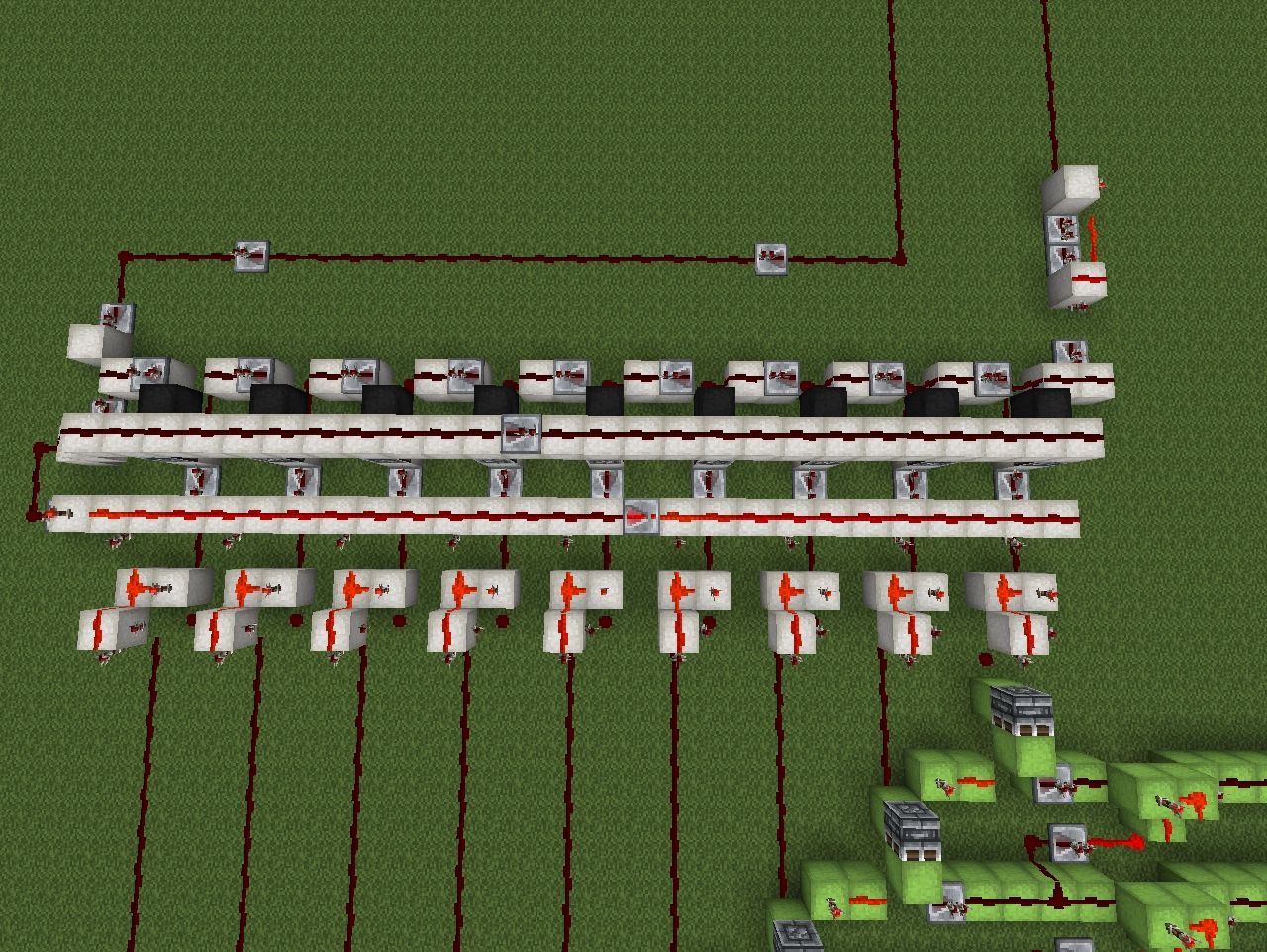 Counter from 1 to 9 (forgot the 0) Minecraft Map