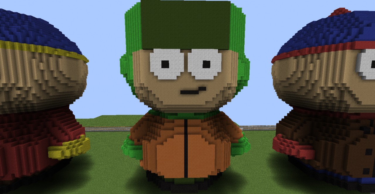 South Park Character Statues Minecraft Map