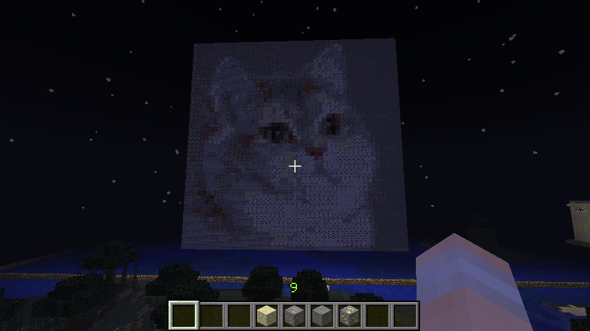 Tumblr cat [Pixel Art] Minecraft Map