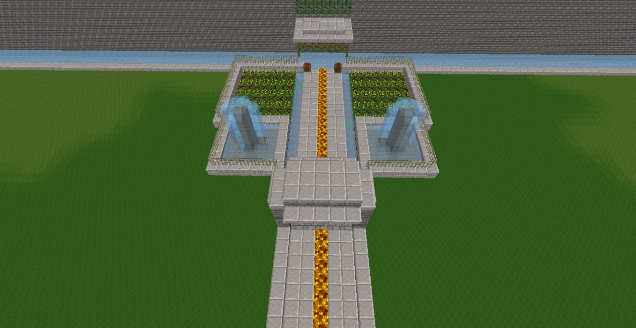 Amazing City Wall With Epic Piston Gate Minecraft Map