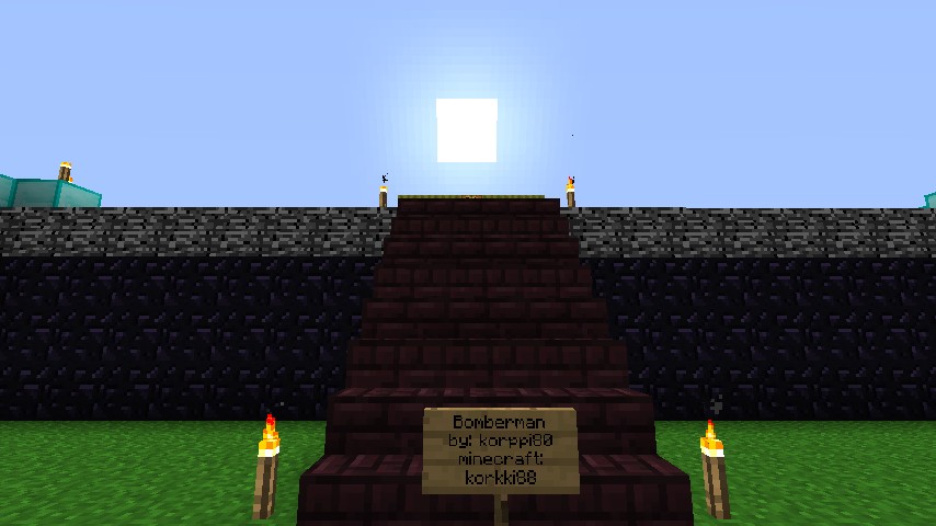 Multiplayer Bomberman Minecraft Map