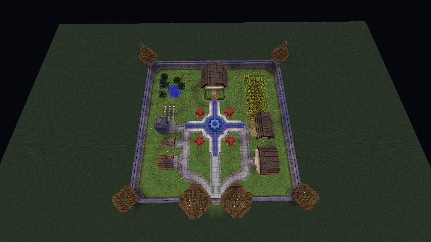 Archwood Market Town Minecraft Map