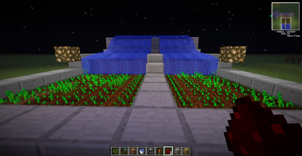 semi-automatic weat farm Minecraft Map