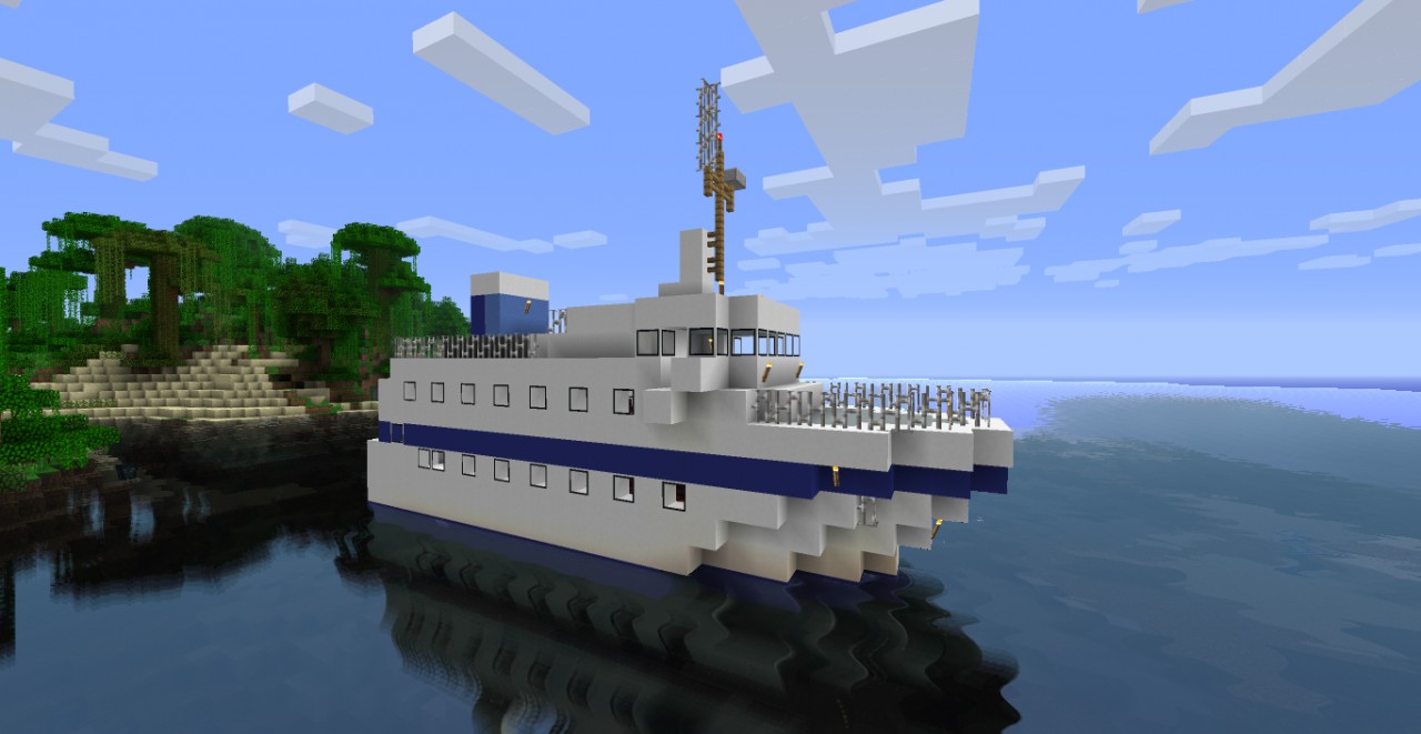Ferries Pack - 4 sailable ships!! Minecraft Map
