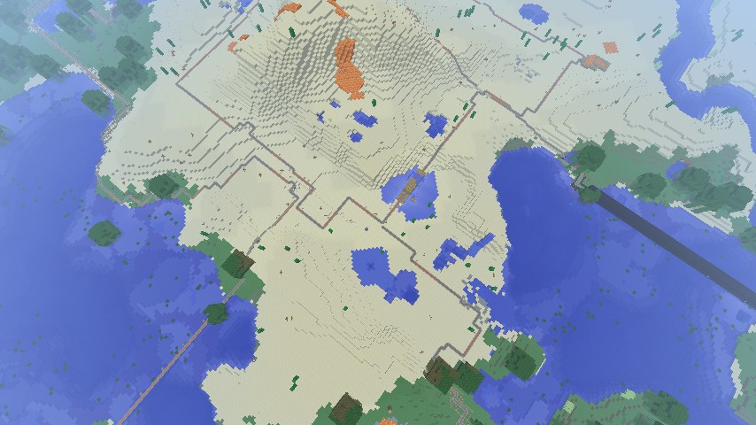 Long Minecart Ride Minecraft Map