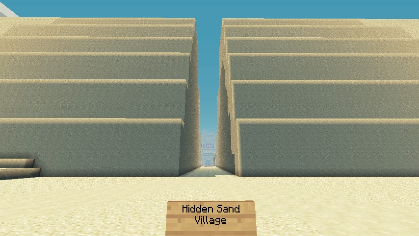 Naruto - The Hidden Sand Village (Suna) Minecraft Map