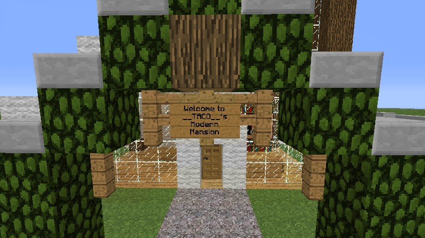 Modern Mansion Minecraft Map