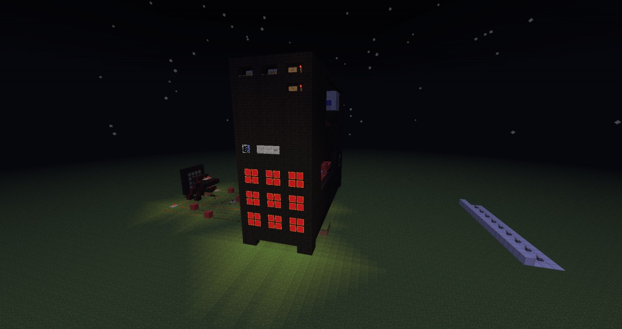 Computer Minecraft Map