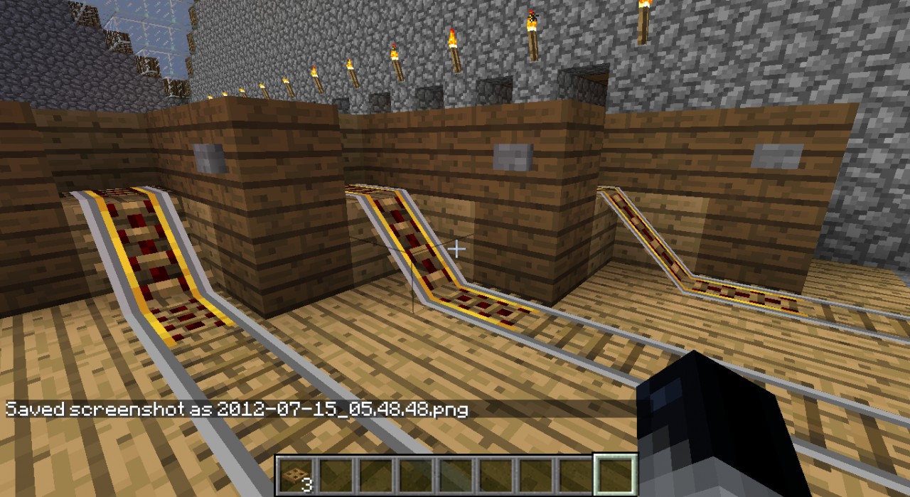 Large Capacity Train-Station Minecraft Map