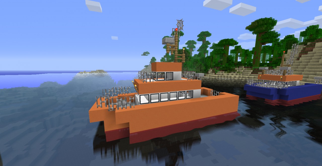 Operation: Gardline - Pack 1 - High Speed Boats (6 boats!) Minecraft Map