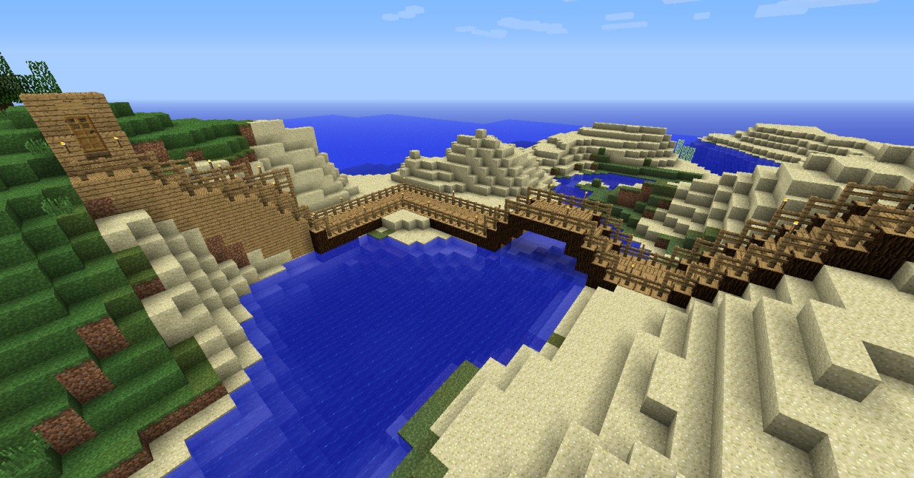 large farm Minecraft Map