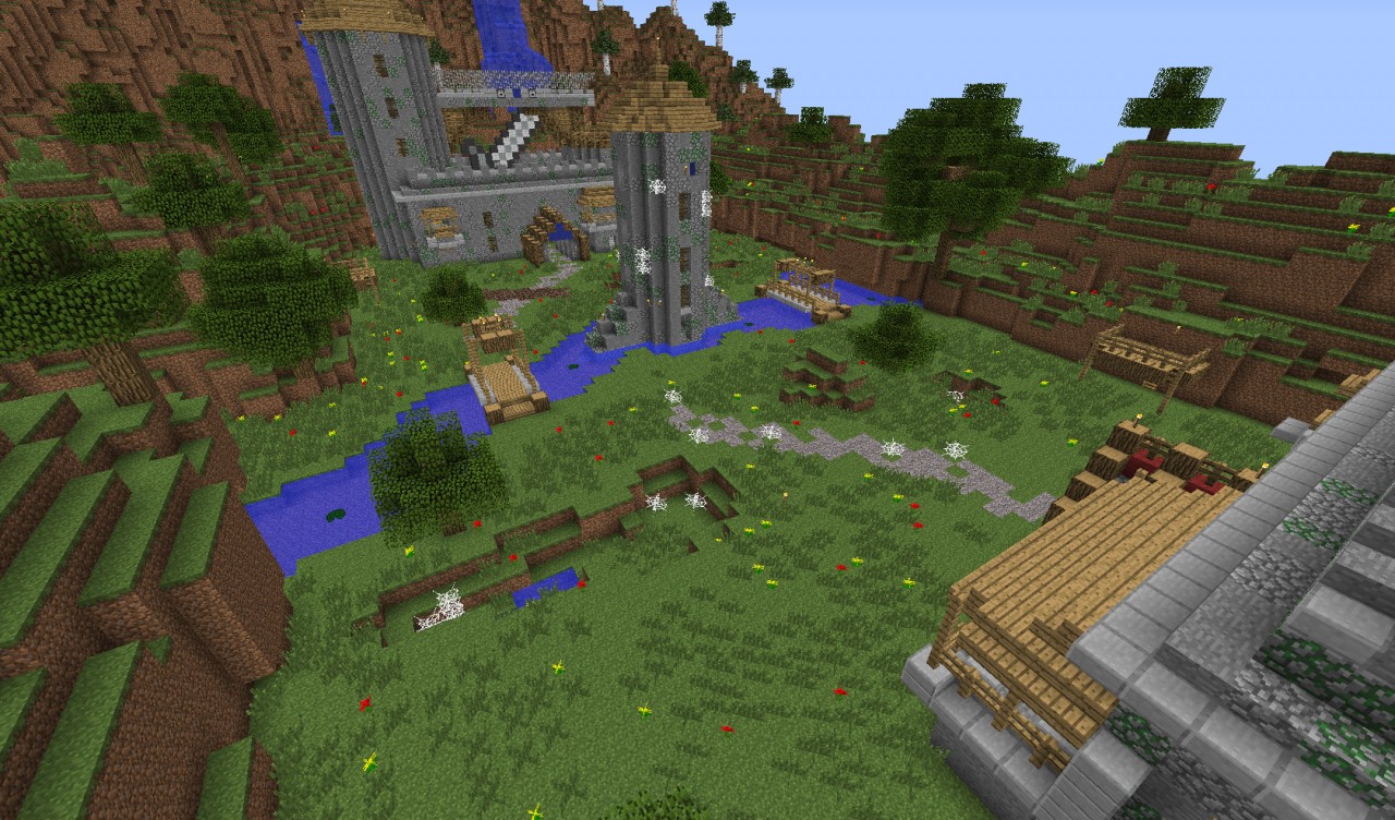 2 TEAM PVP Minecraft Map