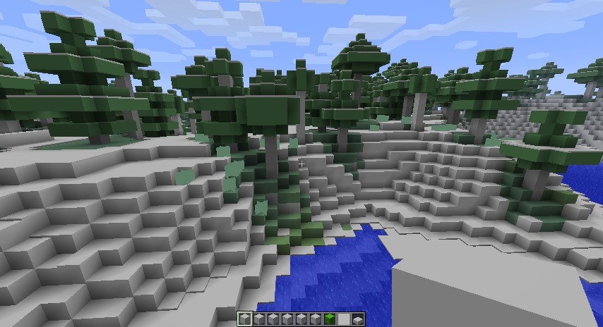white and green craft Minecraft Texture Pack