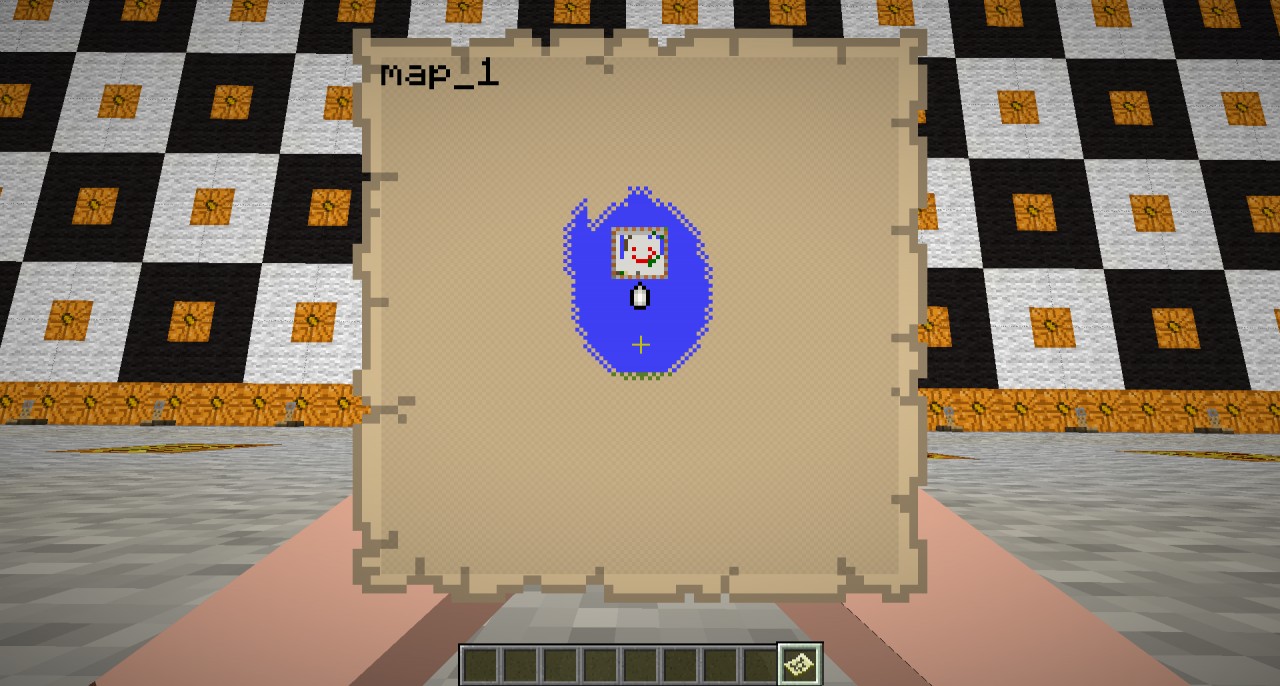 MC Painter! A map editor with 132 pixel display. 7 colors to choose ...