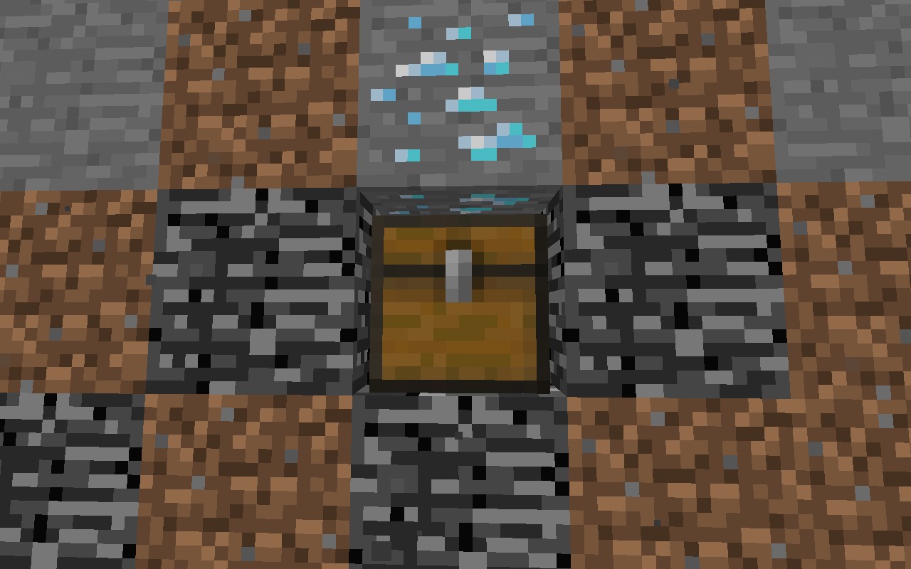 one chunk survival Minecraft Map