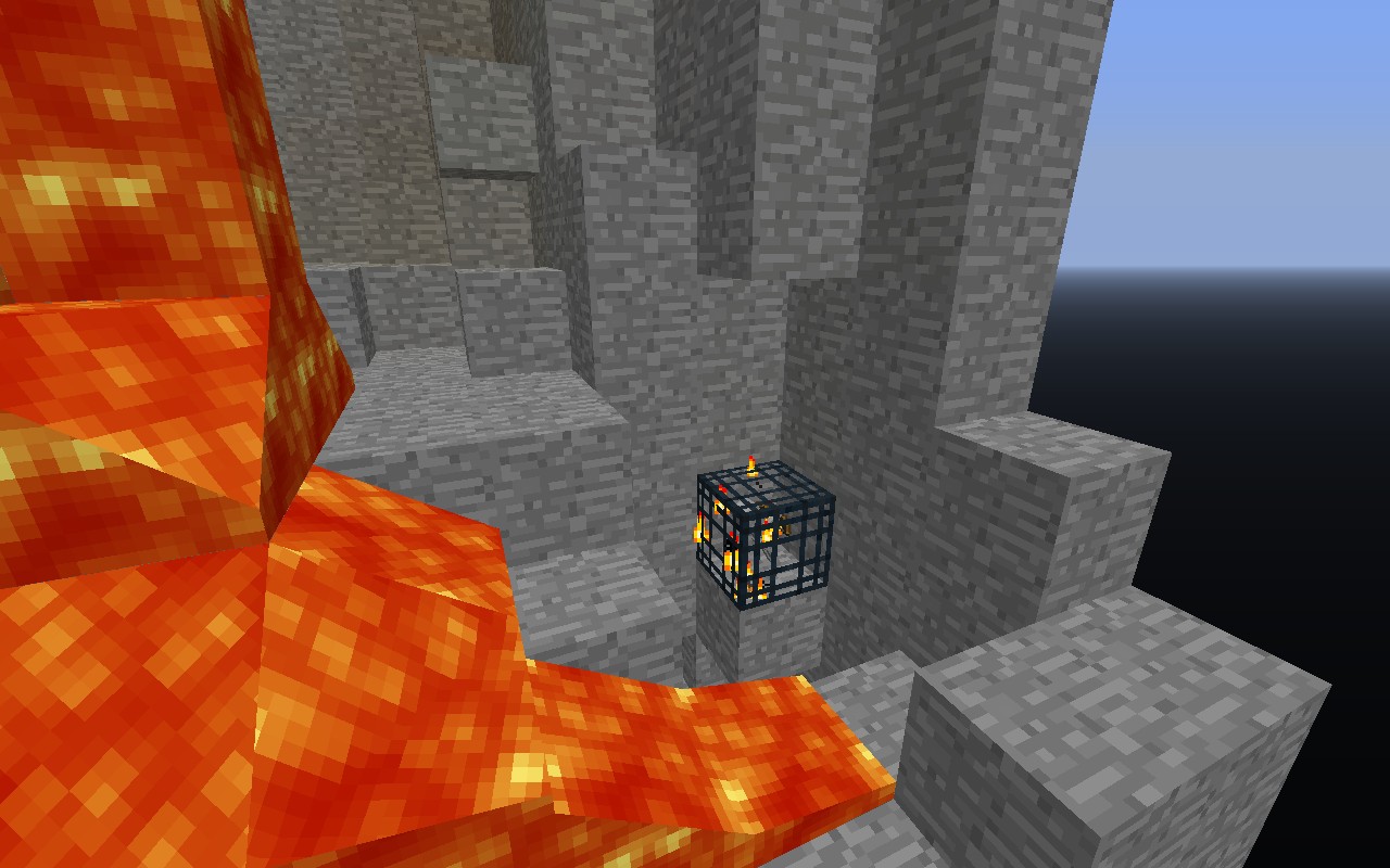 one chunk survival Minecraft Map