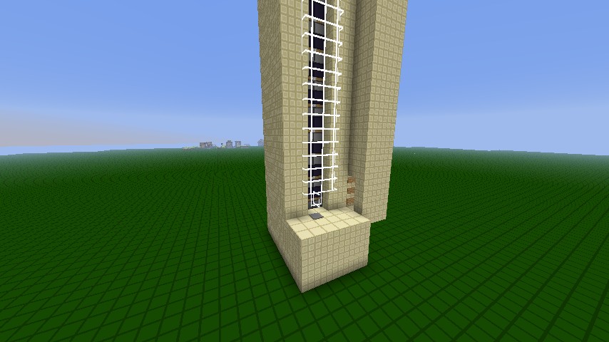 Small Fast Piston Elevator Minecraft Map