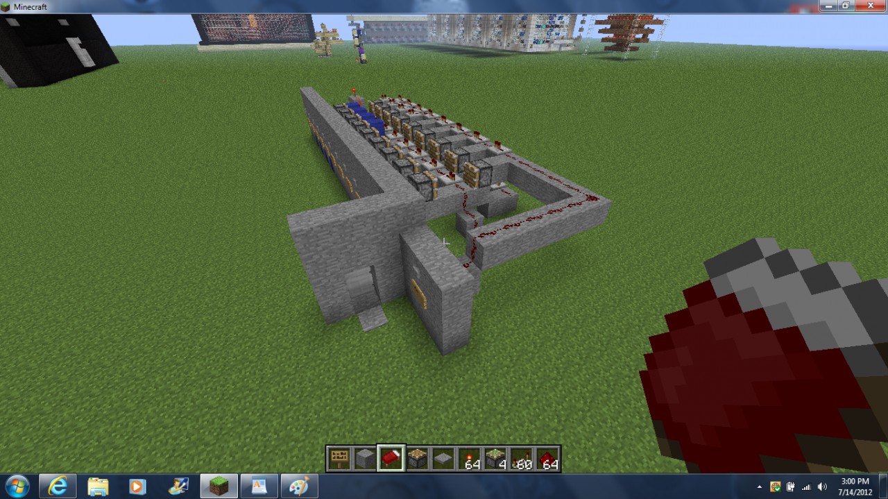 Simple Combination Lock. Minecraft Map