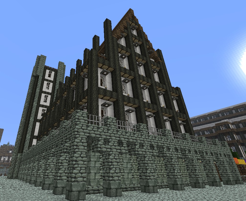 Medieval Town Hall Minecraft Map