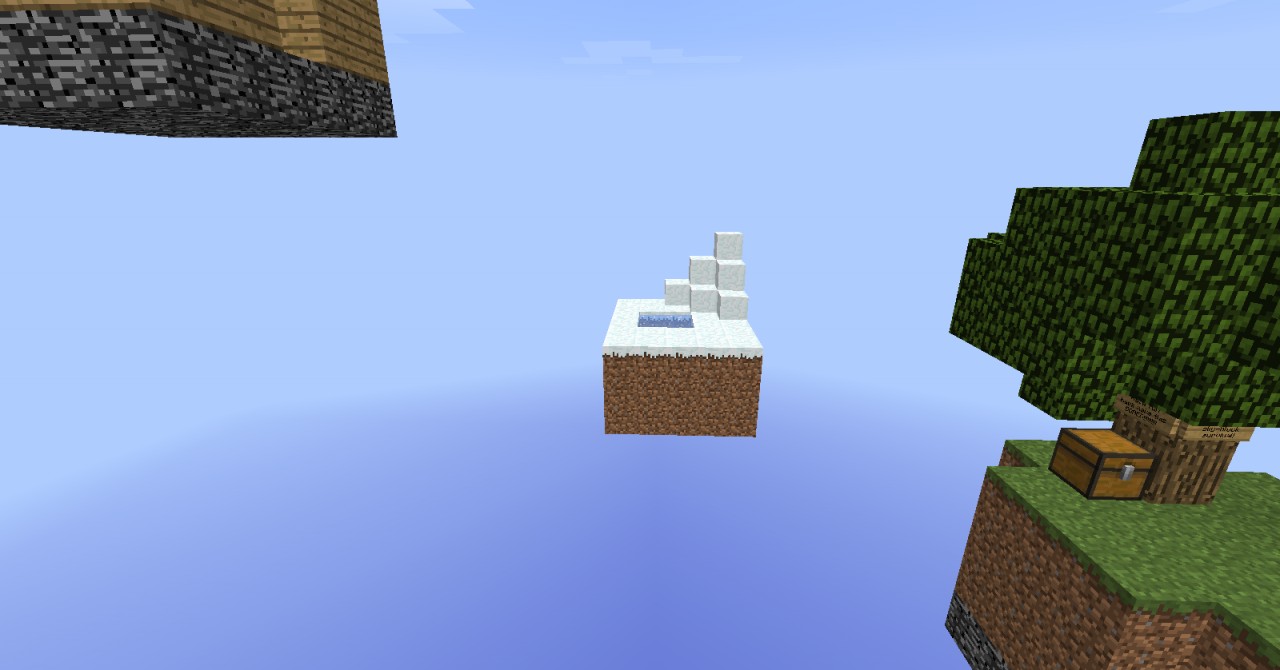 sky block Minecraft Map