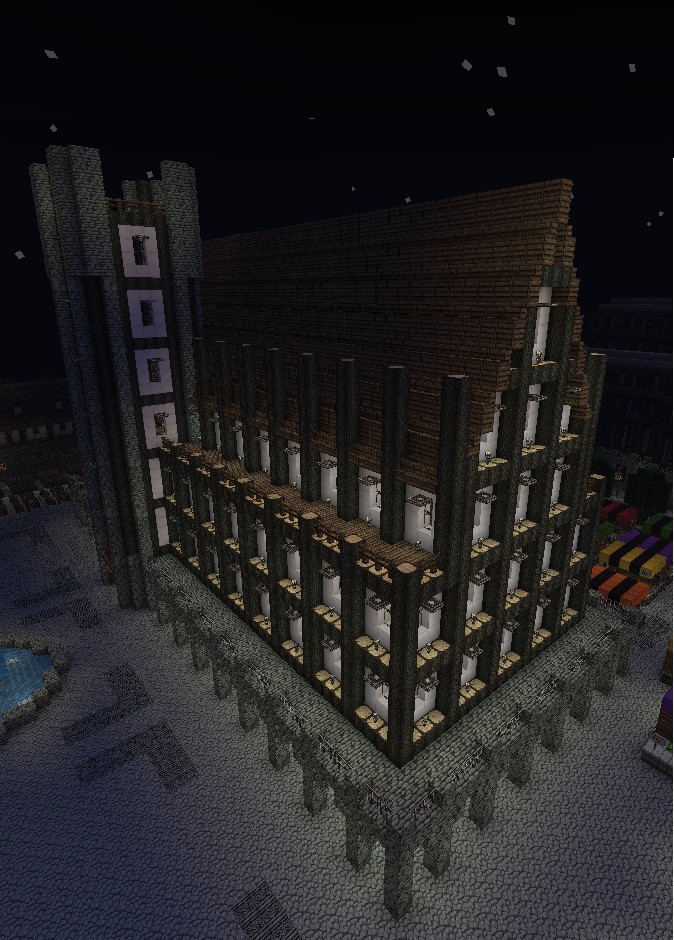 Medieval Town Hall Minecraft Map