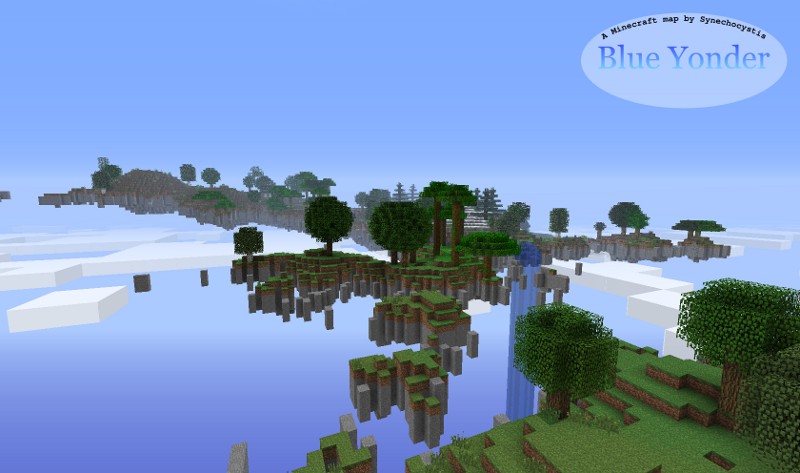 Blue Yonder [floating island generated terrain] Minecraft Map