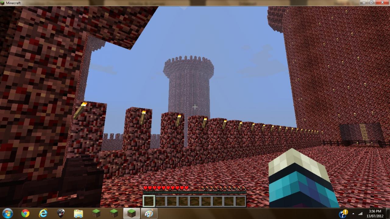 ULTIMATE Nether Castle! Minecraft Map