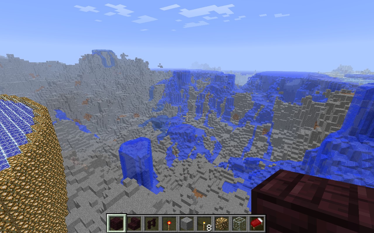 large Nether Brick Castle Minecraft Map