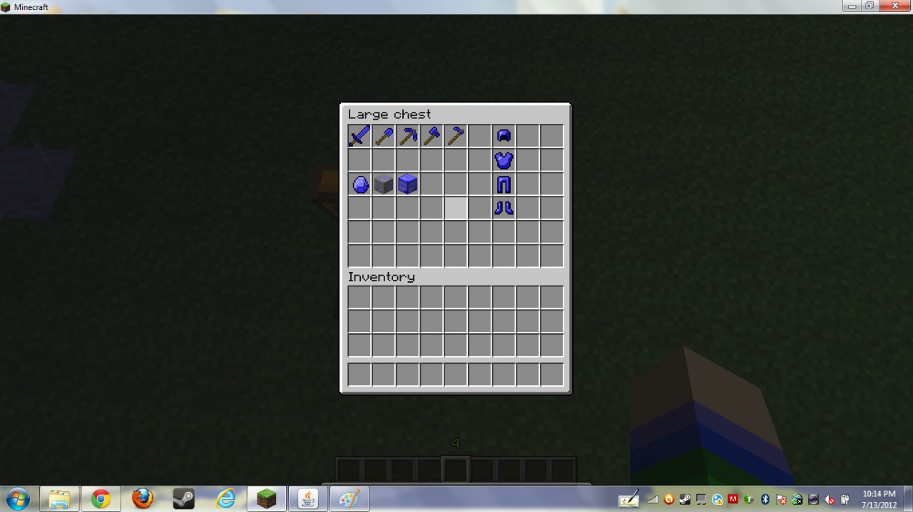 Dark Blue diamond and MORE :) Minecraft Texture Pack