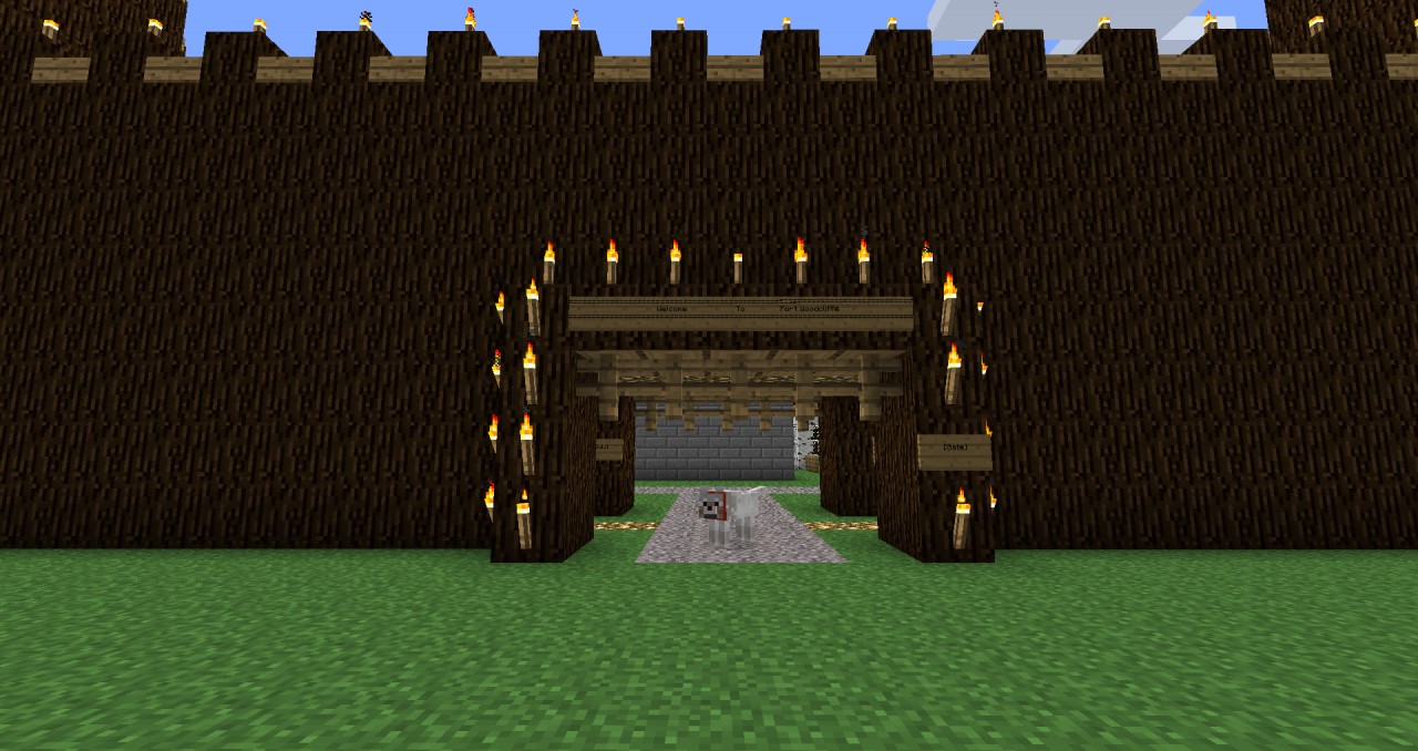 welcome to Fort Woodcliffe Minecraft Map