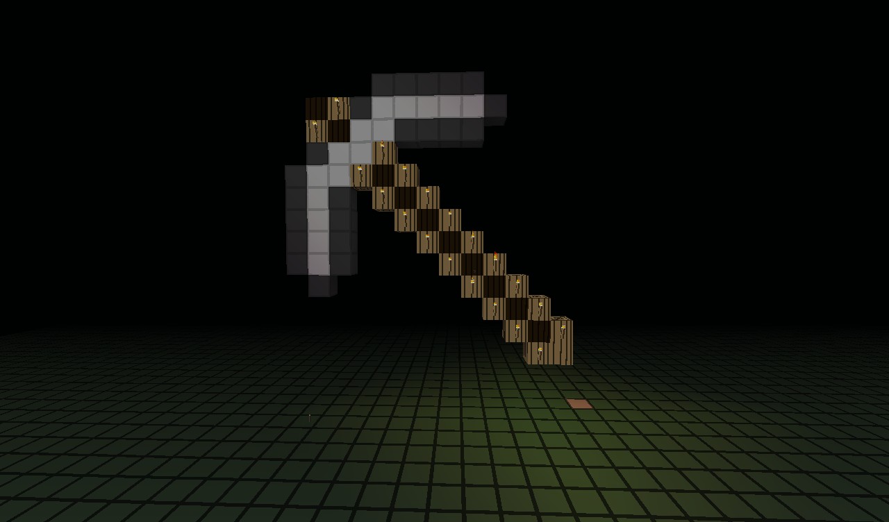 Iron Tool Pixel Art Minecraft Map